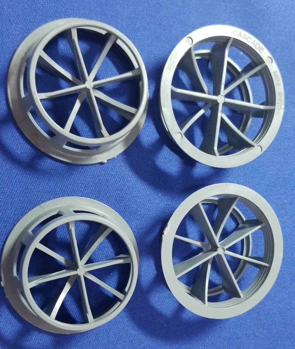 Kynar PVDF CMR CASCADE MINI RING - Metal Cascade Mini Rings-CMR,Ceramic ...