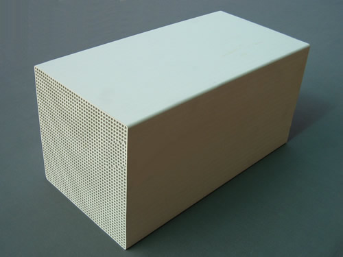 Catalyst Support Monolith for RCO - Slotted and perforated ceramic ...