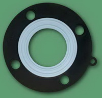 EPDM Gasket with PTFE Film Bonded to Rubber - ASAHI PTFE/EPDM Low ...