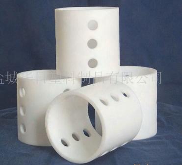 PTFE pall ring, PTFE rashing ring with holes